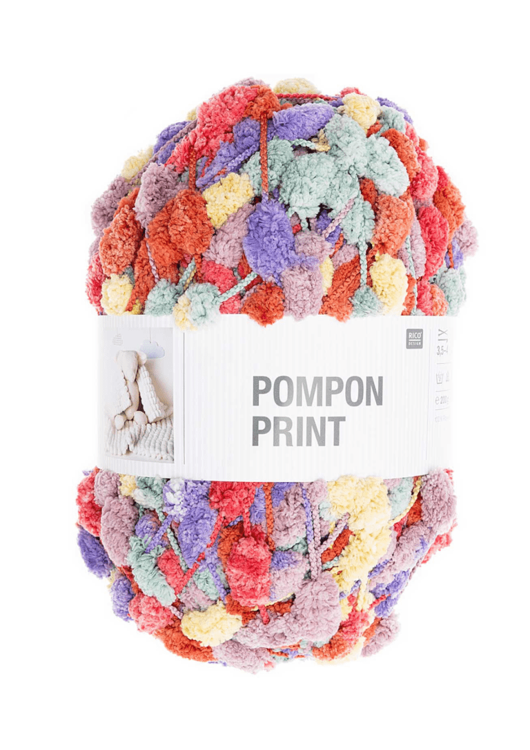 Rico Creative PomPon Prints - Love Wool