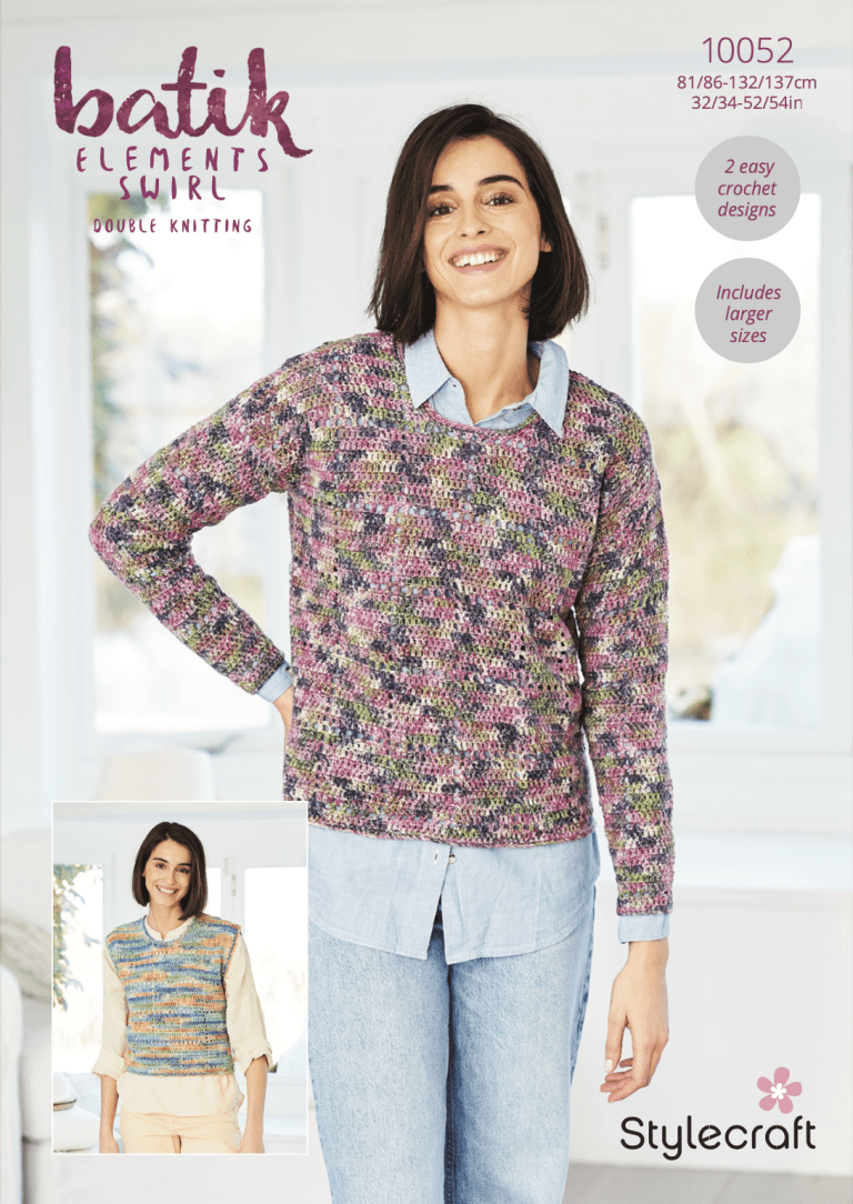 Stylecraft Pattern Batik Elements Swirl 10052 (download) - Love Wool