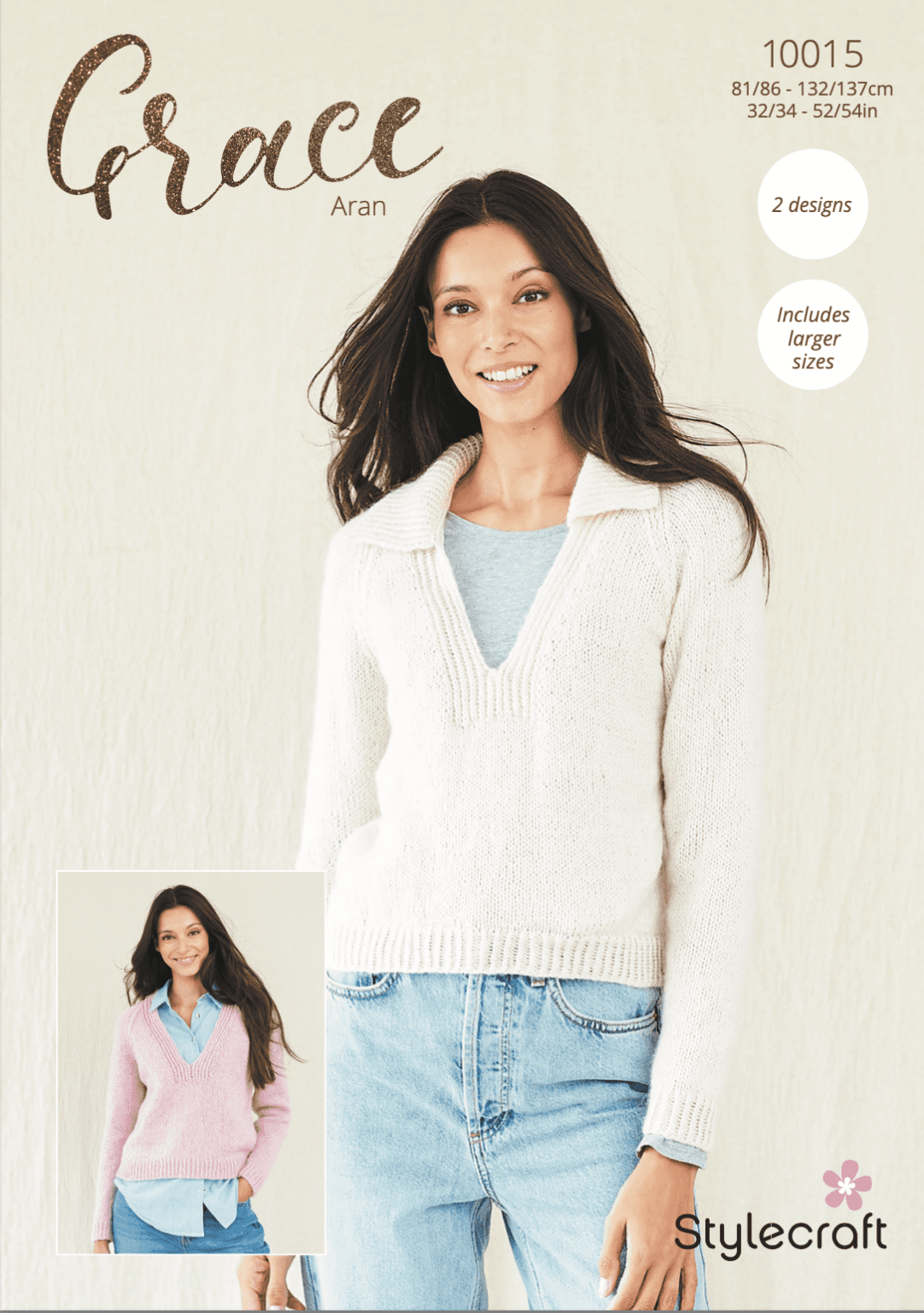 Stylecraft Grace Pattern 10015 (download) - Love Wool